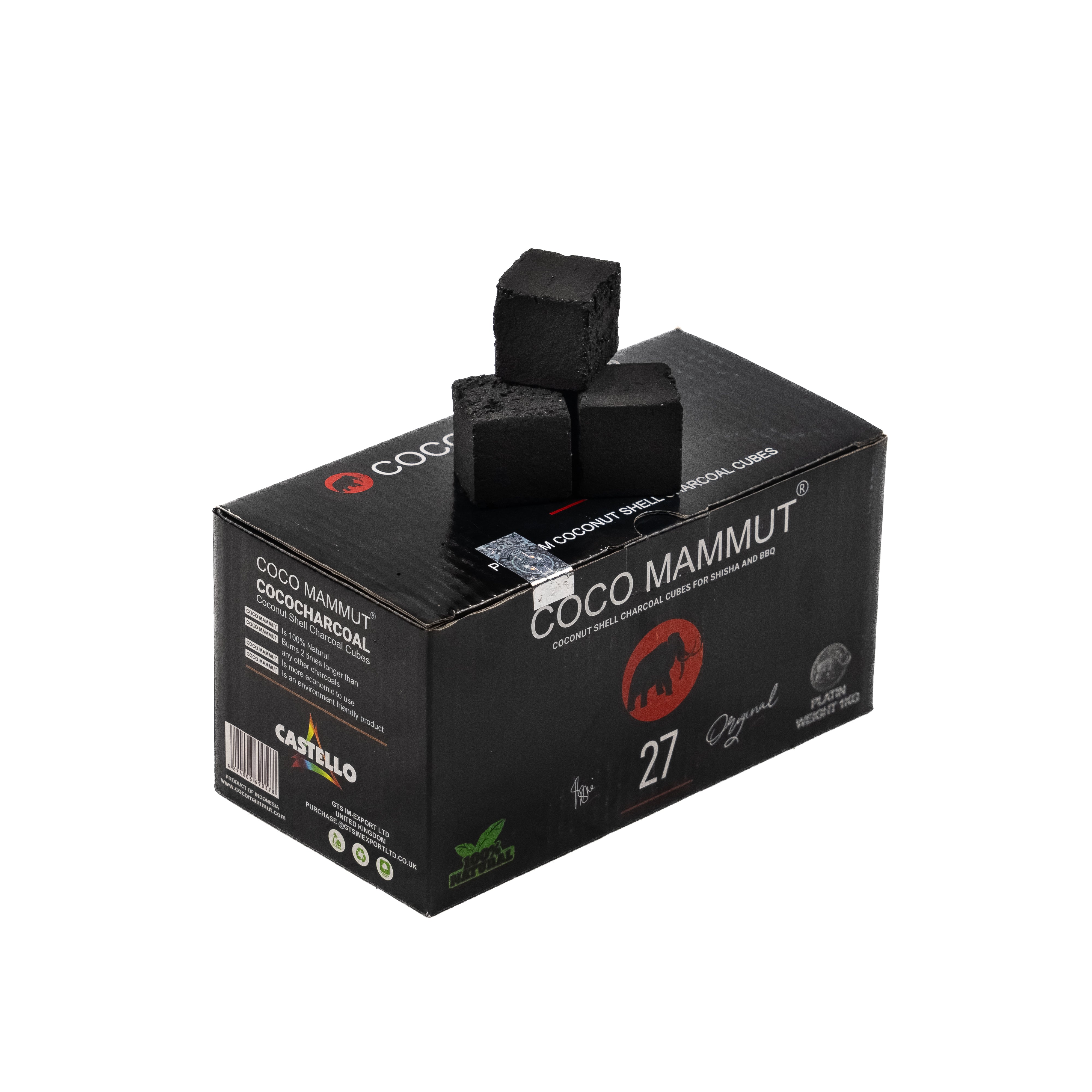 Coco Mammut Coal 27mm 1KG ch2 – Shisha Mammut